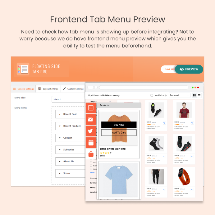 Floating Side Tab Pro - WP Shuffle