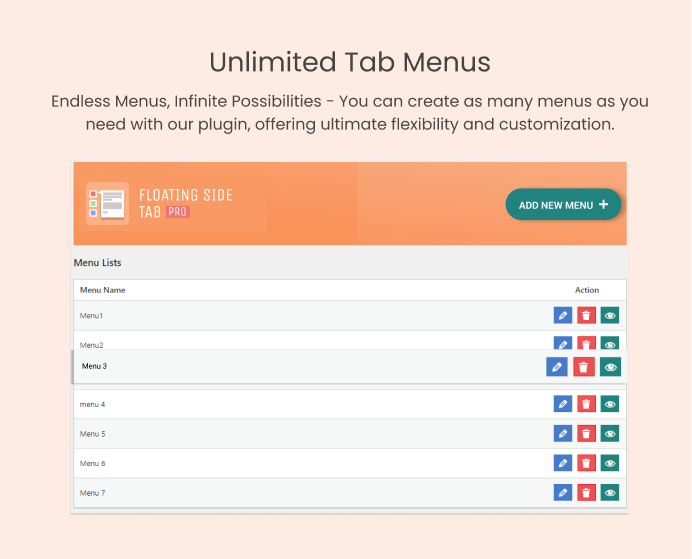 Floating Side Tab Pro - WP Shuffle