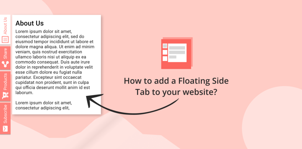 How To Add A Floating Side Tab To Your Website?